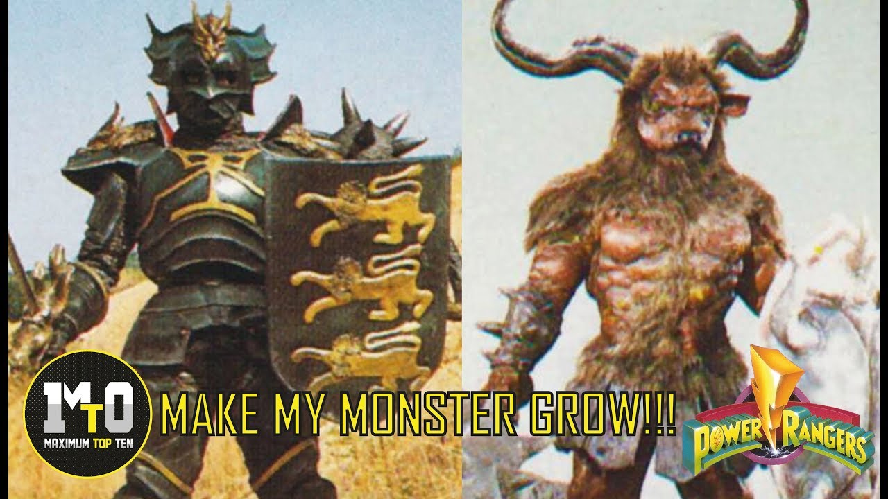 TOP 10 MIGHTY MORPHIN POWER RANGERS SEASON 1 MONSTERS - YouTube