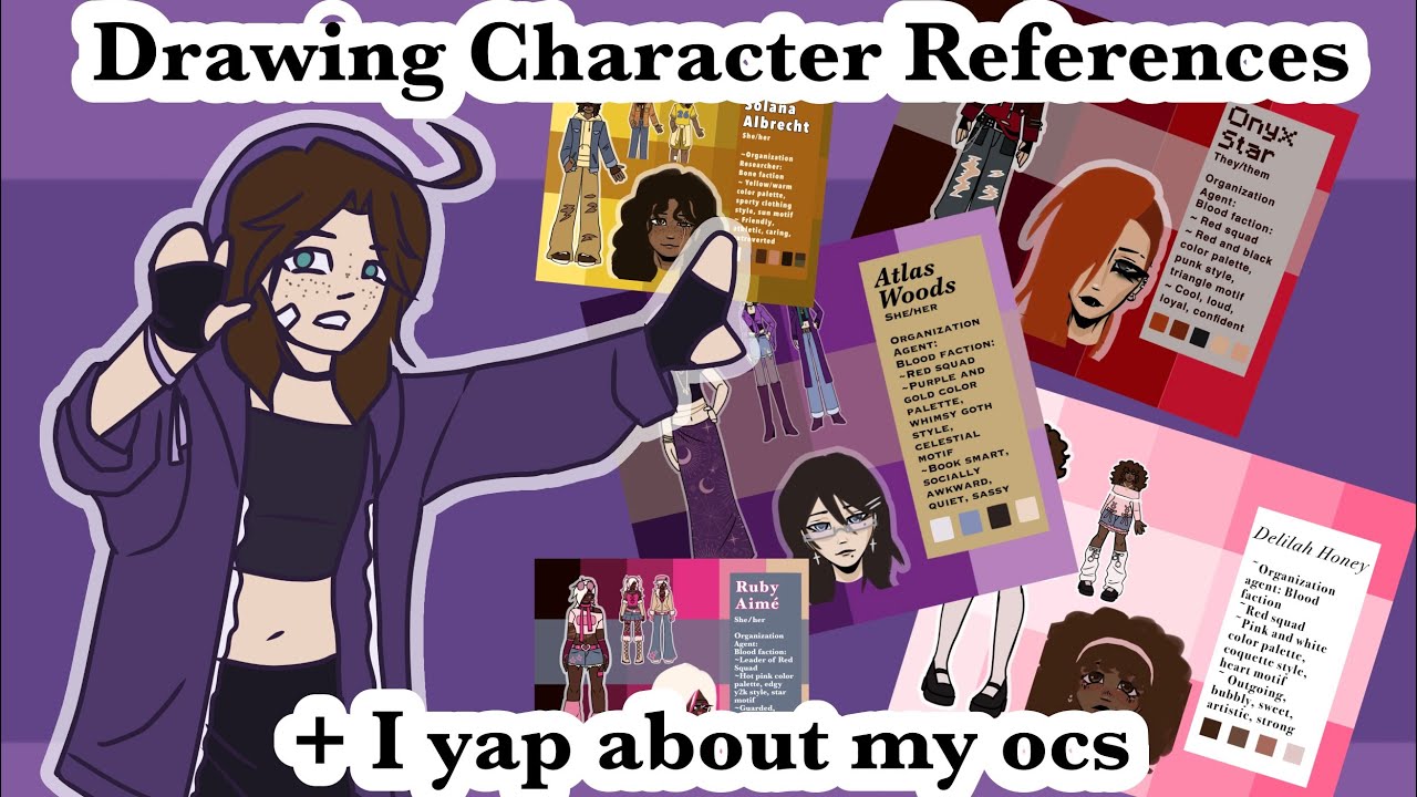 Let’s Make Character References for Art Fight! ⭐️ - YouTube