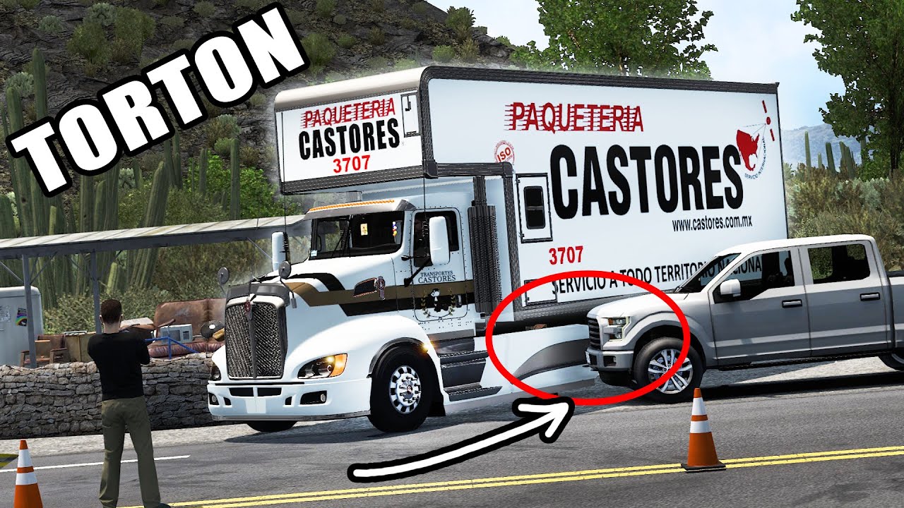 TORTON de Mudanzas CASTORES Kenworth T660 por la SIERRA de Sonora ...