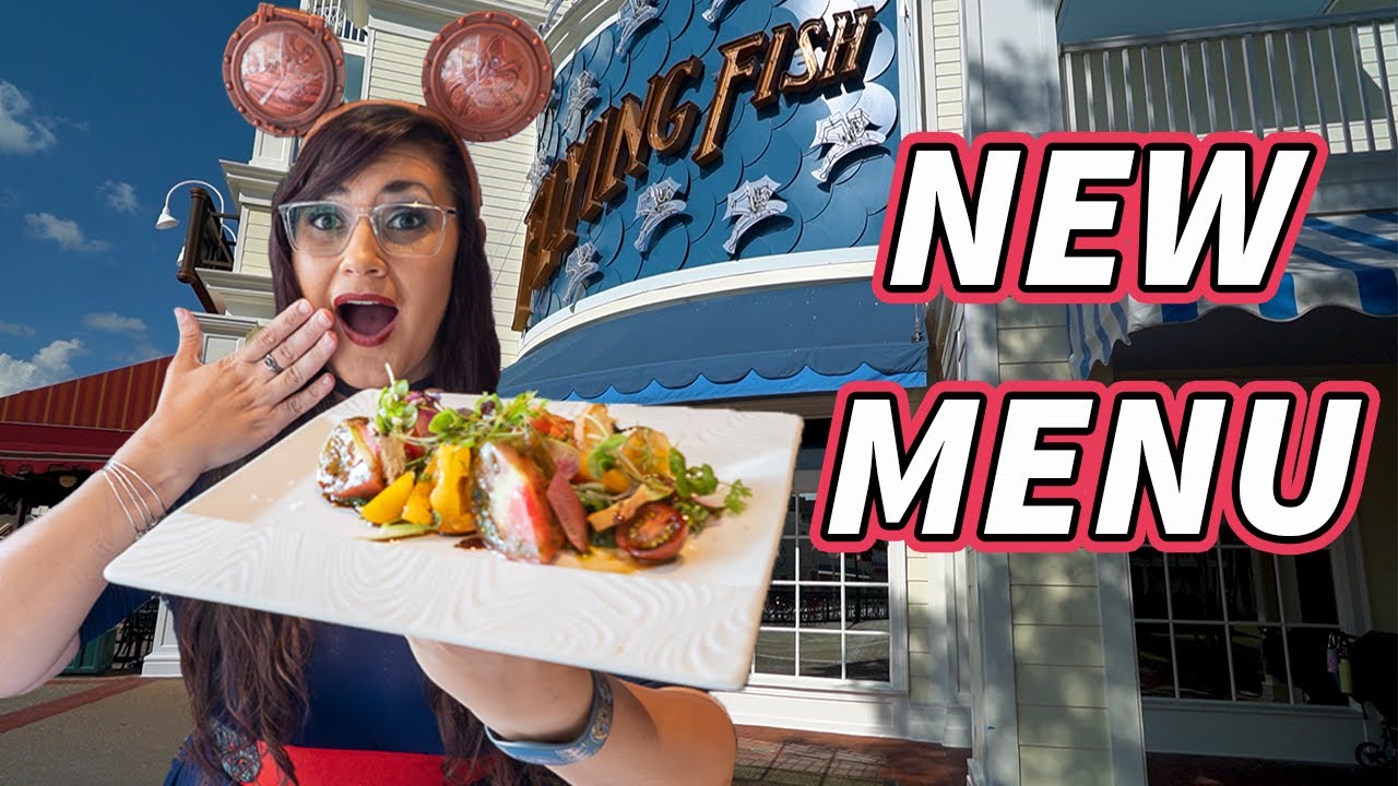 Flying Fish Cafe Dinner review 🎣 Disney World Boardwalk Inn - YouTube