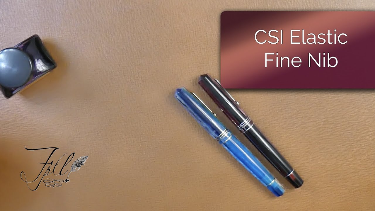 Recensione - Leonardo CSI NIB ELASTIC FINE - YouTube