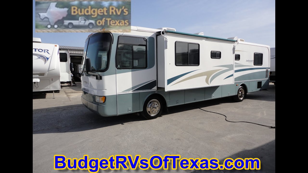 2001 Ambassador Class A Motor Home Ideal For Off Grid Camping! - YouTube
