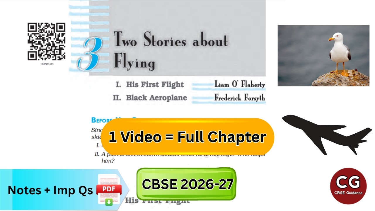 Two Stories About Flying Class 10: His First Flight + The Black ...