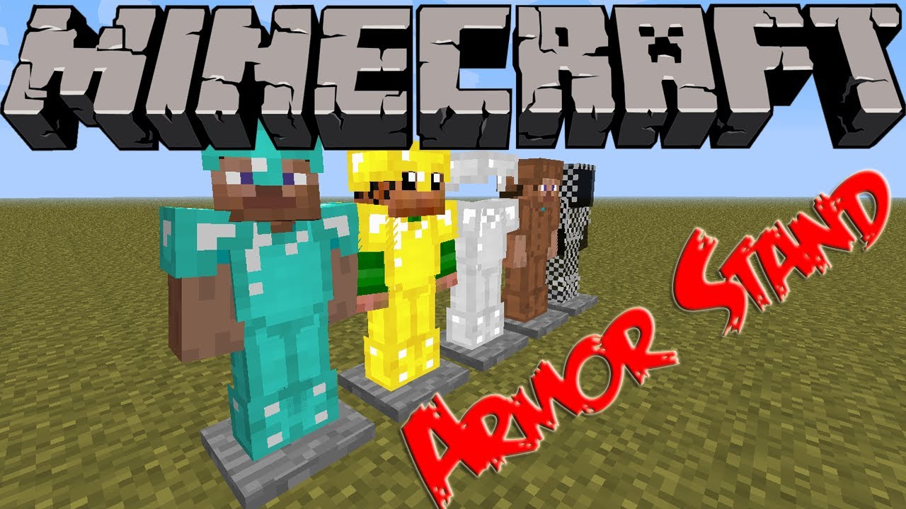 Minecraft Mod- Armor Stand 1.5.1+Download da pasta .minecraft - YouTube