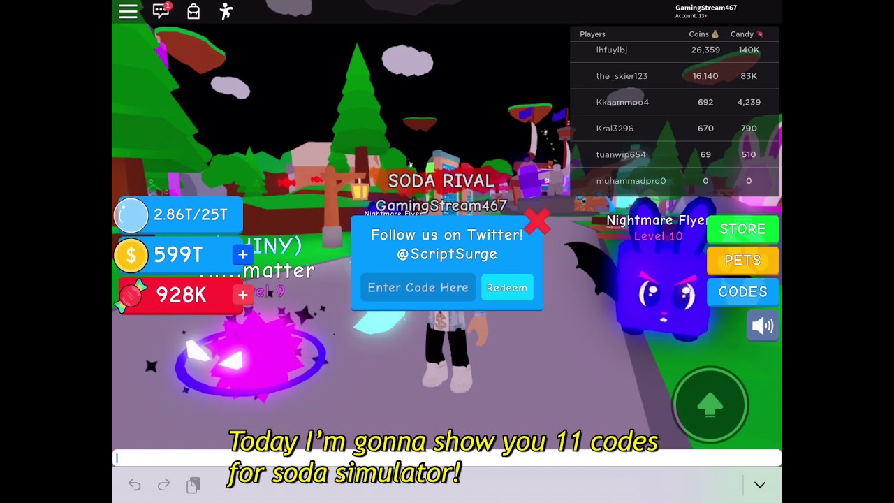 11 codes for soda simulator (2020!) - YouTube