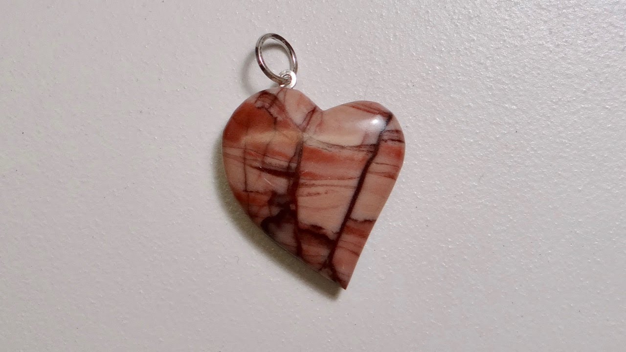 How to Make a Stone Heart Pendant - YouTube