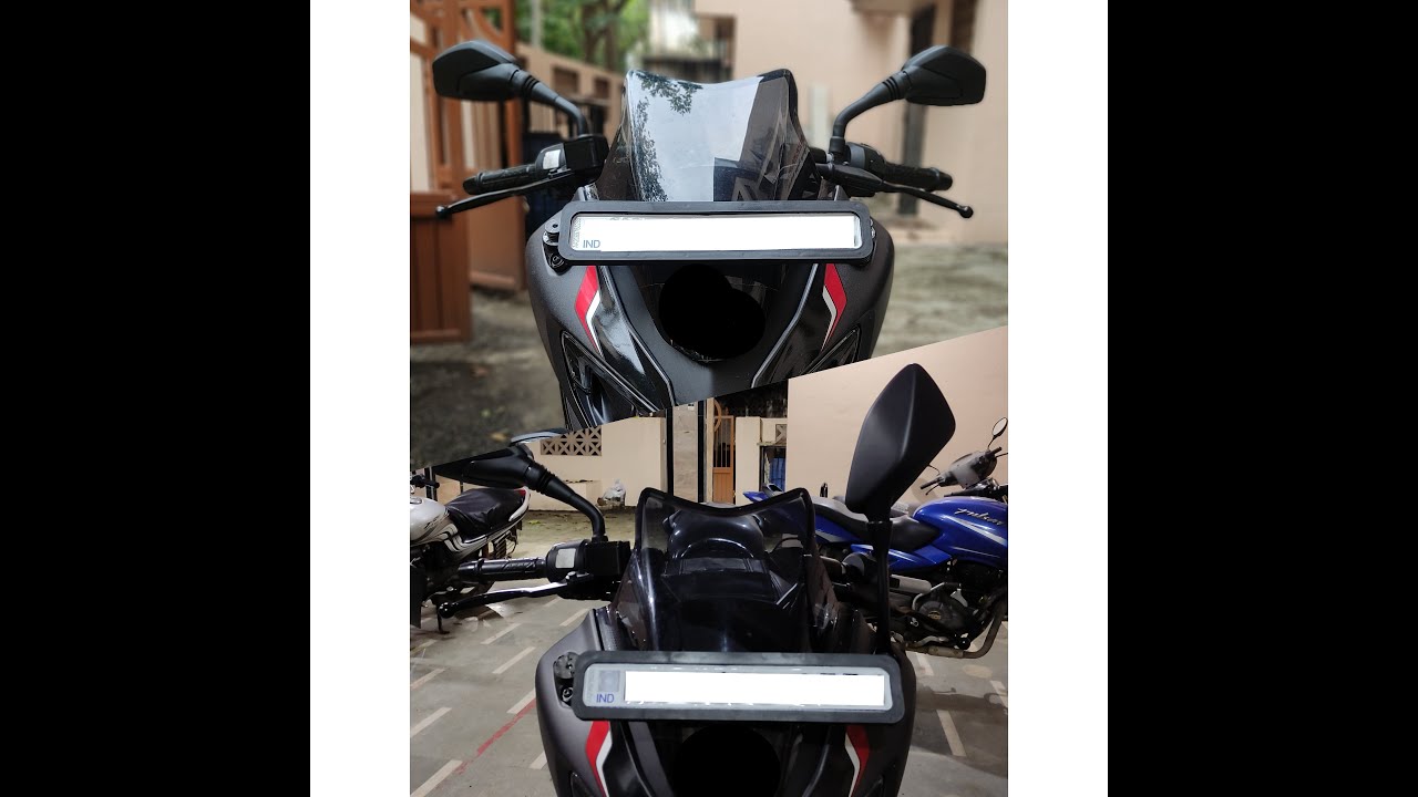 Pulsar F 250 Mirrors Modified | NS 200 Mirrors on Pulsar F250 | WORTHY ...