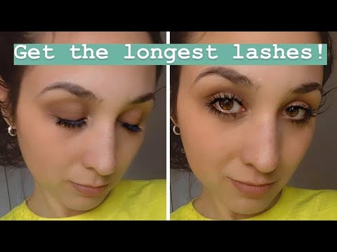 EASY EYELASH TUTORIAL | HOW TO GROW YOUR EYELASHES OUT | MY LASH ...