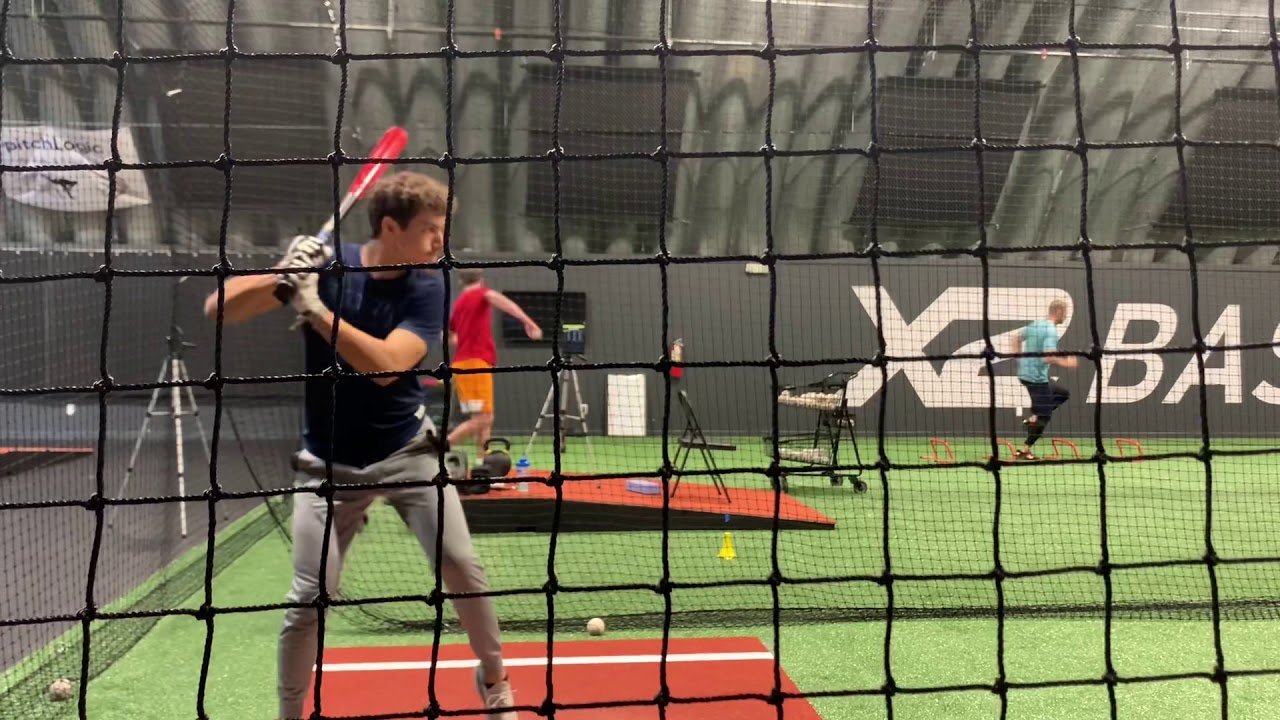 Hitting practice! X2 baseball - YouTube