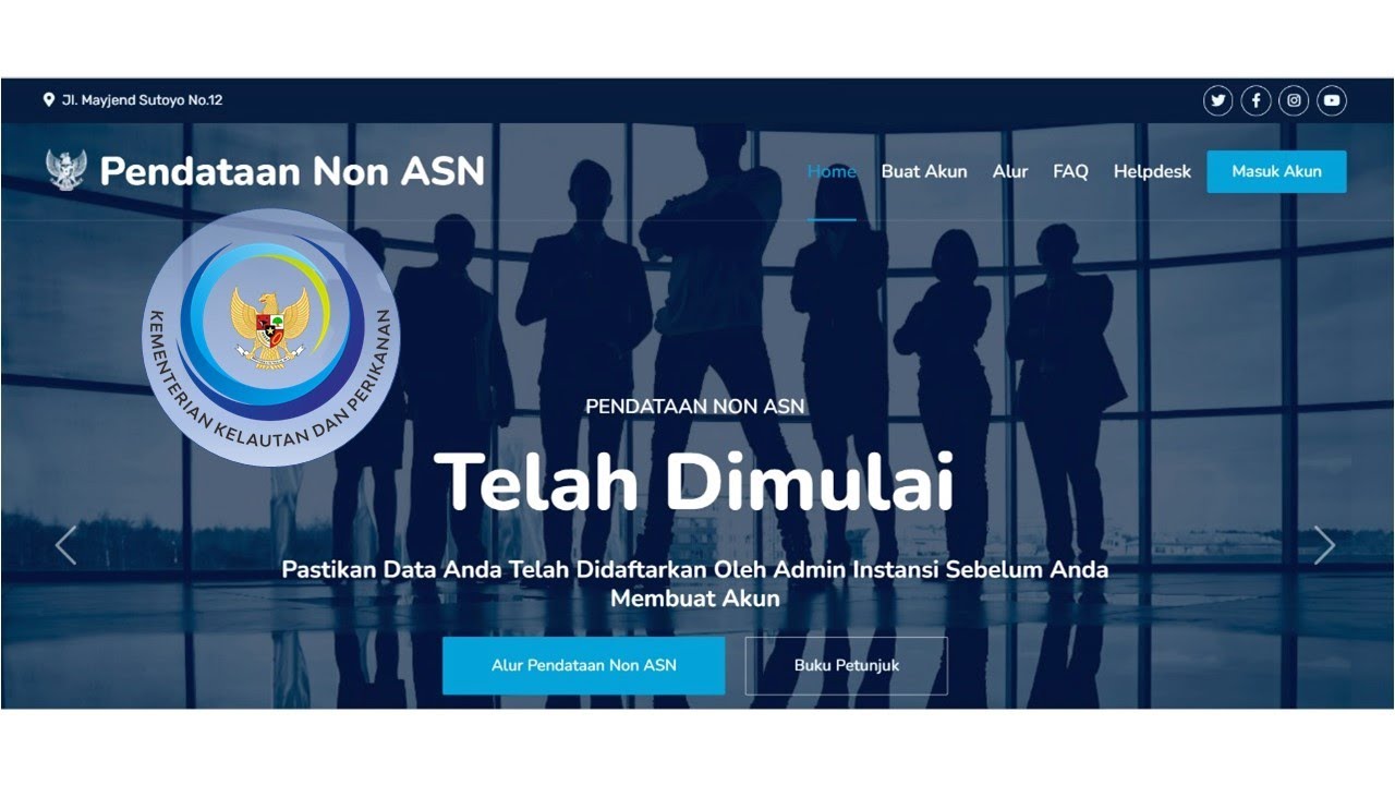 Sosialisasi Pendataan Tenaga Non ASN dan Pembuatan Akun pendataan - YouTube