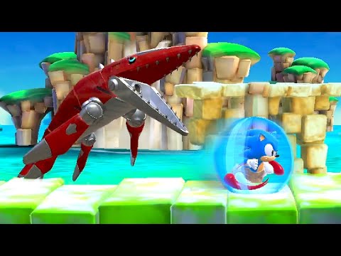 Sonic Superstars (Switch) - Gameplay Walkthrough Part 1: Bridge Island Zone