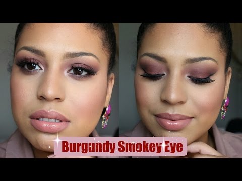 Makeup Geek - Burgundy Smokey Eye Tutorial