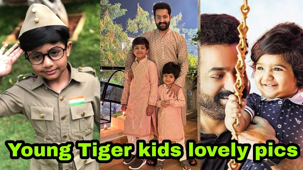 Jr NTR kids Abhay Ram and Bhargav Ram pics | Jr NTR Family pics | Jr ...