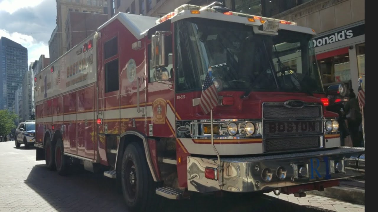 Boston Fire Department Rescue 1 , Haz Mat Rescue , Haz Mat Opps, Ladder ...
