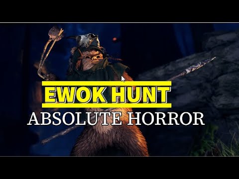 HORROR AT ENDOR | Ewok hunt | Battlefront 2 Gameplay - YouTube