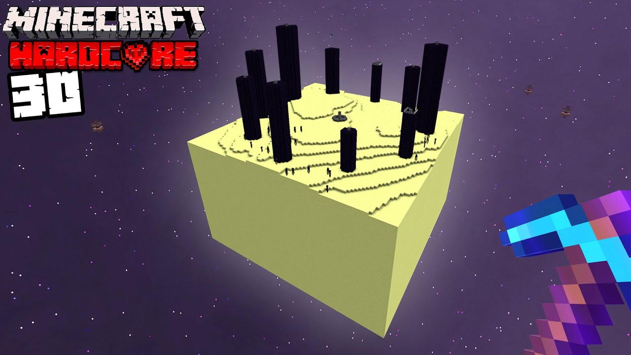 I mined the end island into a 100x100 square... (S7E30) - YouTube