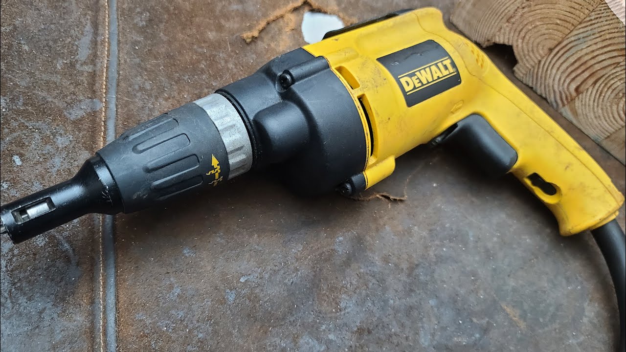DeWalt DW257 All-Purpose High Torque Deck Screw Setter Review - YouTube