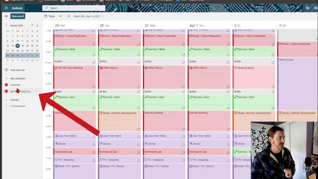 Create and Share an Outlook 365 Calendar with Another Outlook User ...