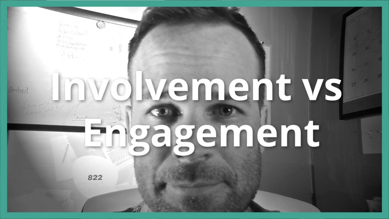 Mafost Micro 01 - Involvement vs Engagement - YouTube