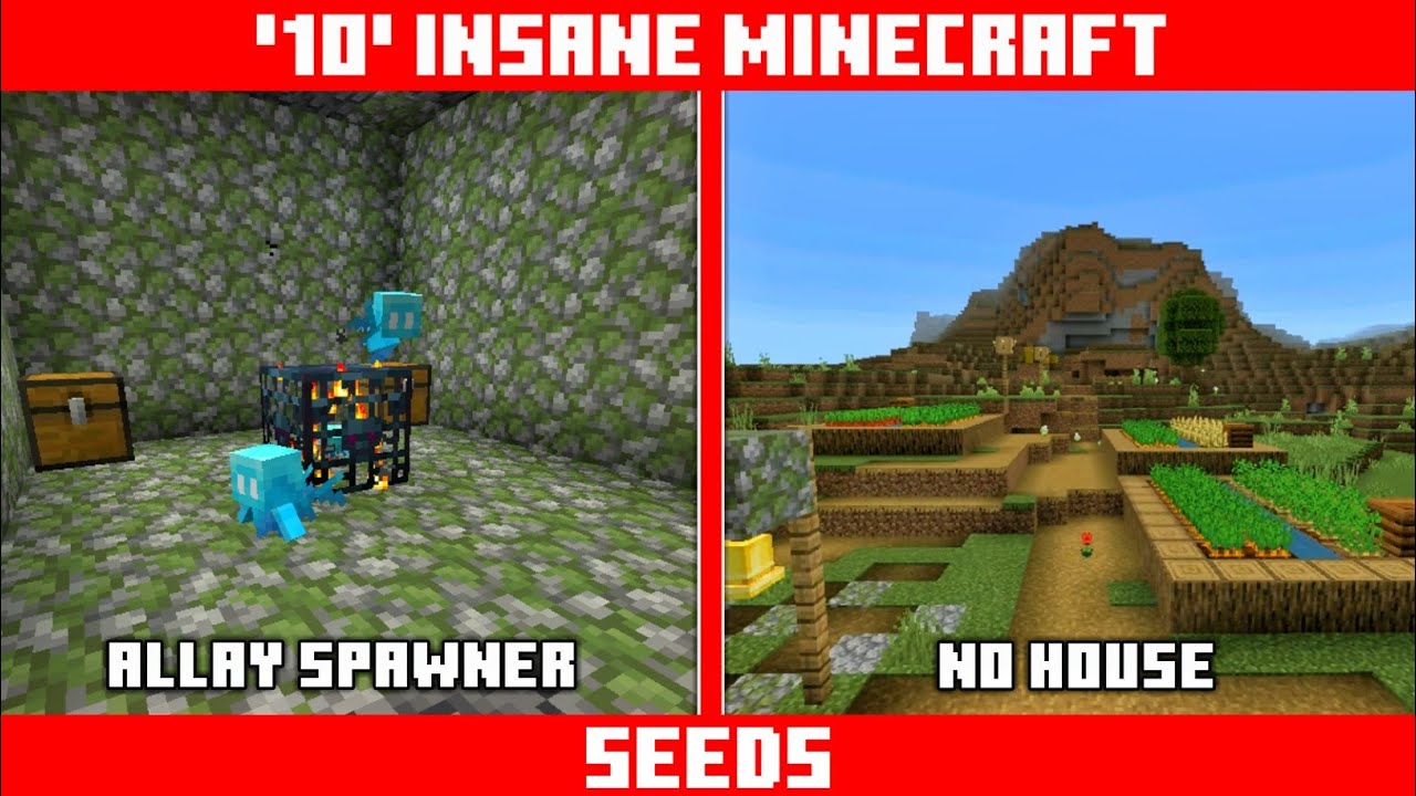 10 Insane Minecraft Seeds !🔥 - YouTube