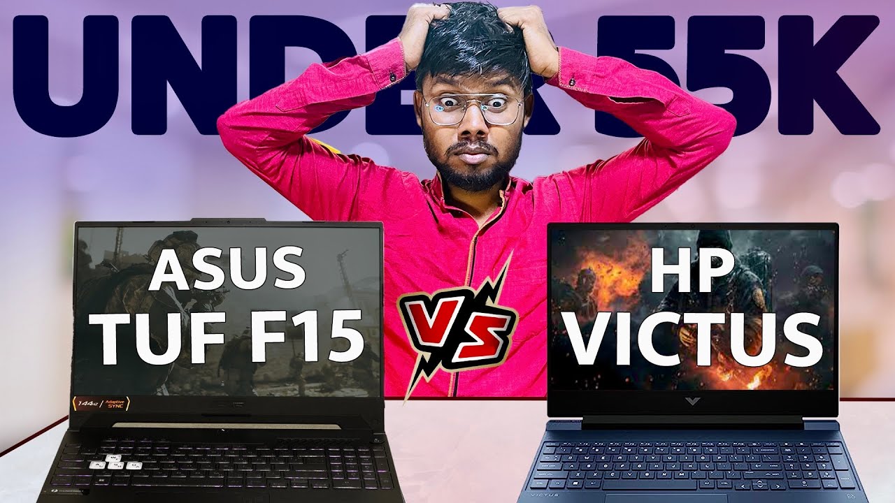 HP Victus VS Asus TUF F15 🔥🔥 Best Gaming Laptop Under 55000 ⚡️⚡️Asus ...
