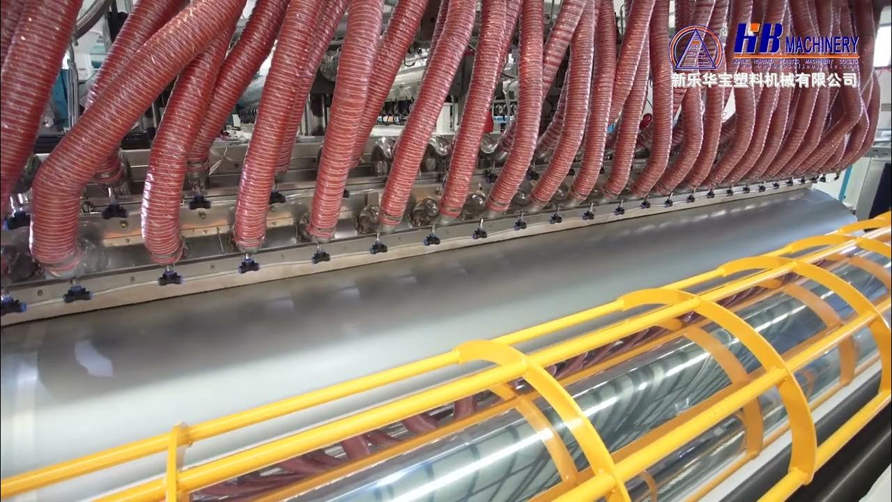5000mm CPP cast film machine for MCPP, RCPP, GCPP film making - YouTube