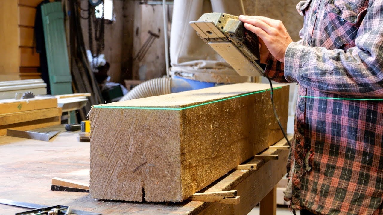 #4 OLD OAK POSTS | Building a Staircase - YouTube