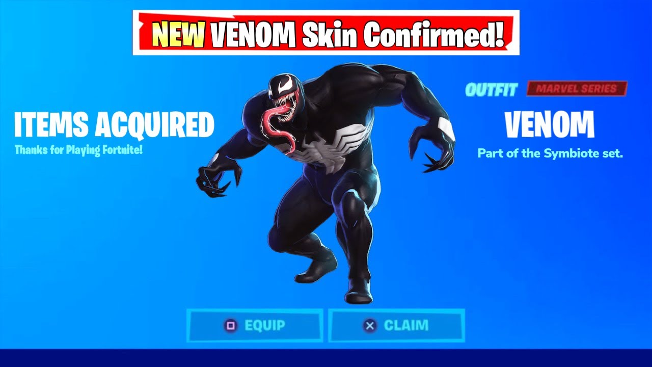 NEW Venom Skin Confirmed In Fortnite! (Venom Skin Release Date + Season ...