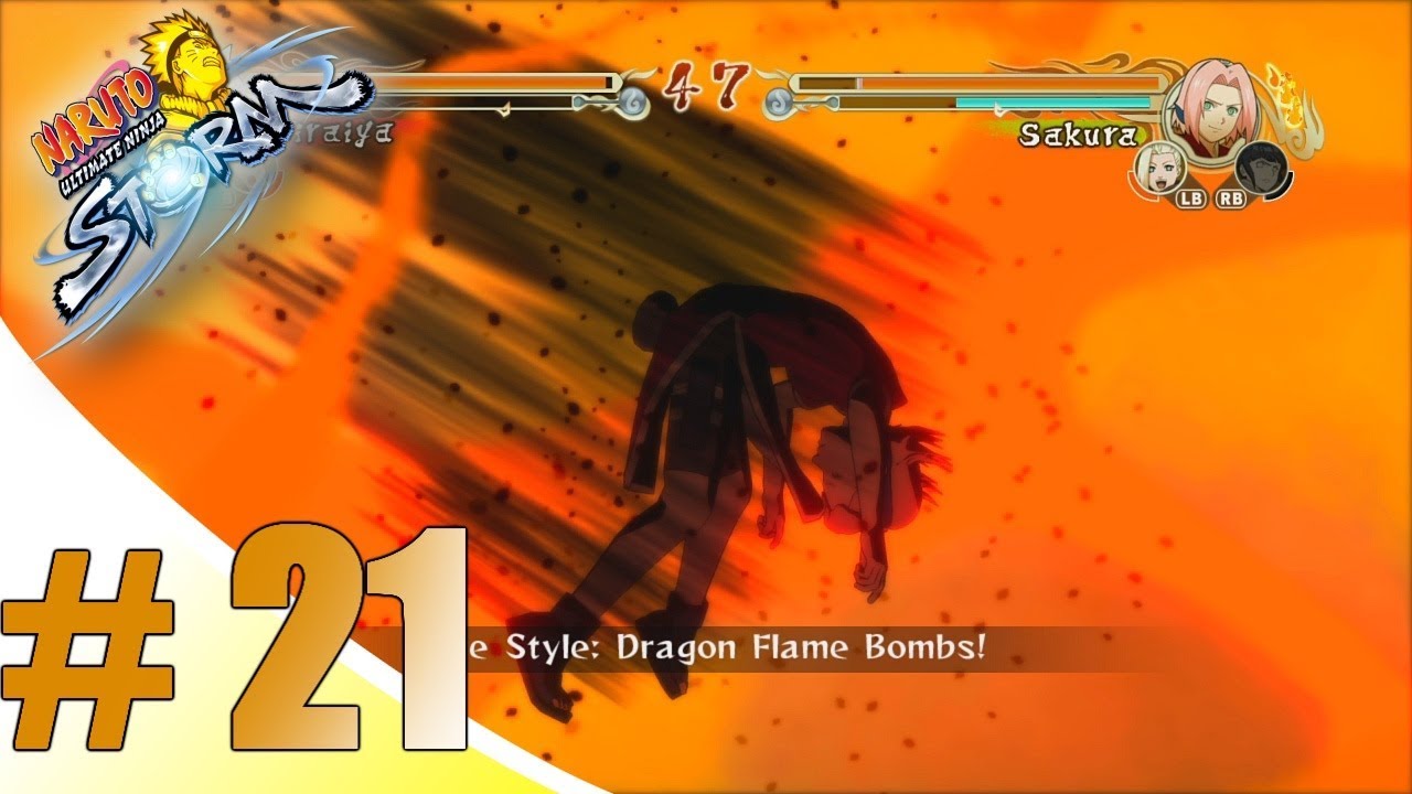 Let's Play Naruto Ultimate Ninja Storm - Part 21/ Fire Rasengan - YouTube