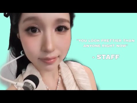 just TWICE being extra comfortable around their staff and managers