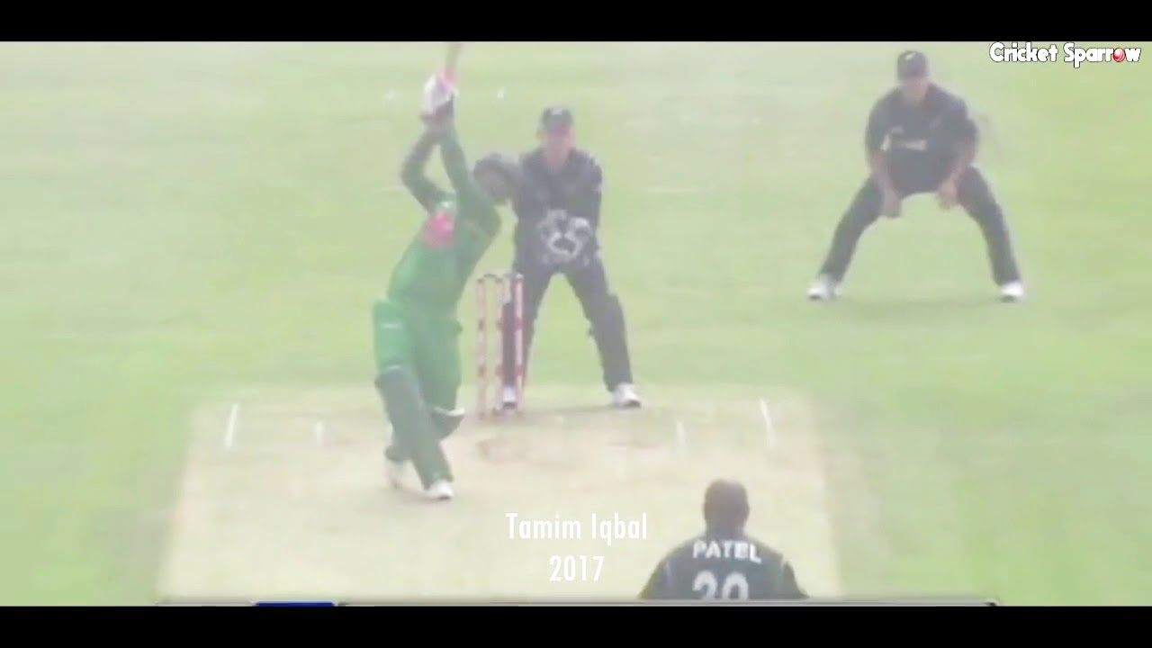 First Ball six in cricket history - YouTube