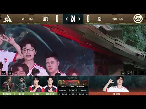 ACT vs GG COA8中国大陆赛区预选赛 - YouTube