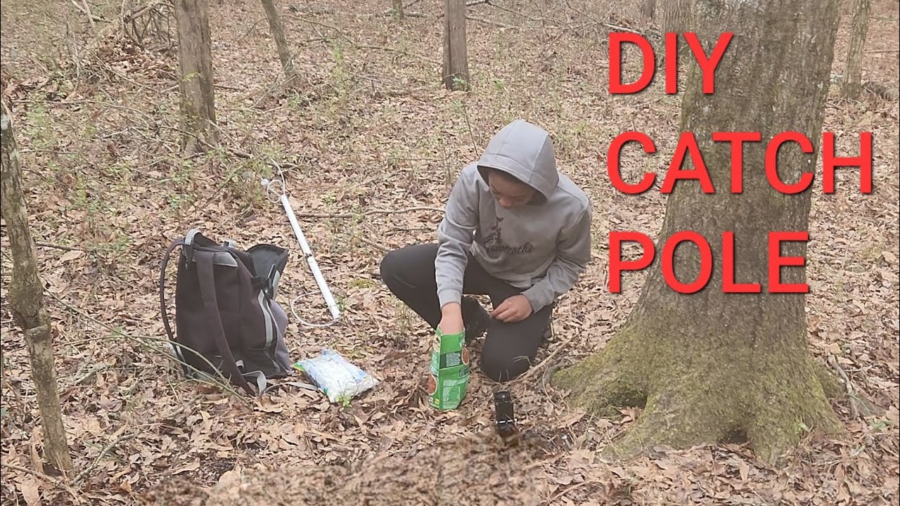 DIY Catch pole (easy and cheap) - YouTube