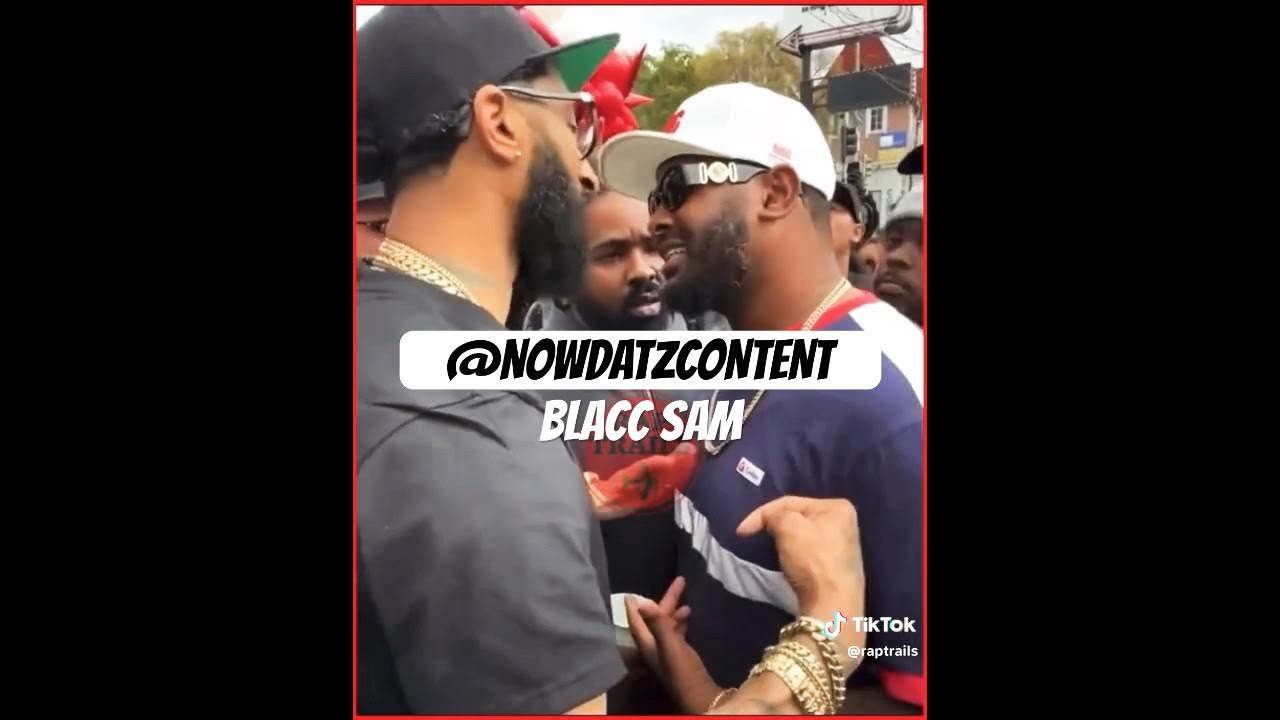 BLACC SAM PRESS ROCKSTAR ABOUT SPEAKING ON “NIPSEY HUSSLE” ‼️ - YouTube