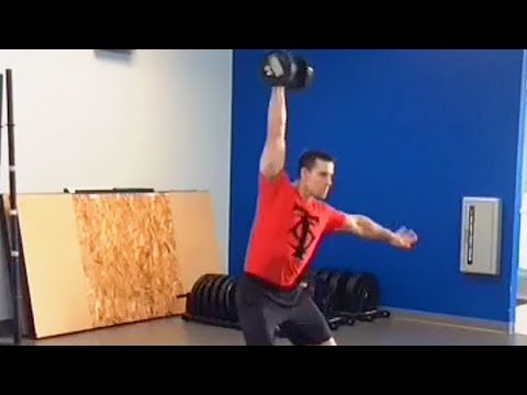 One-Arm Dumbbell Hang Power Snatch - YouTube