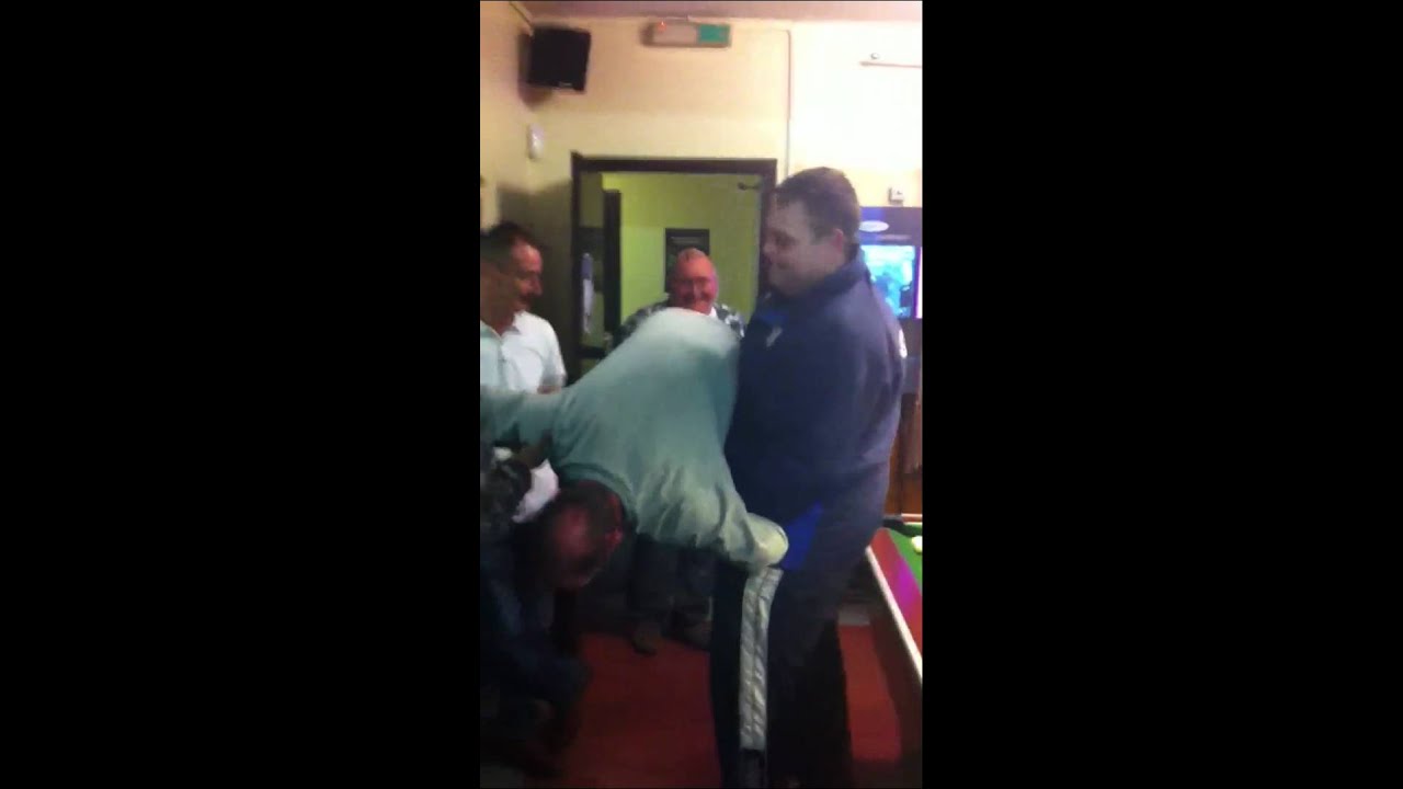 Ray Warrington gets a wedgie off Ellis - YouTube