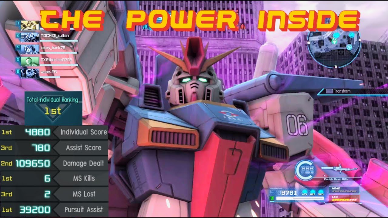 Gundam Battle Operation 2, ZZ Gundam! my high mega cannon! - YouTube