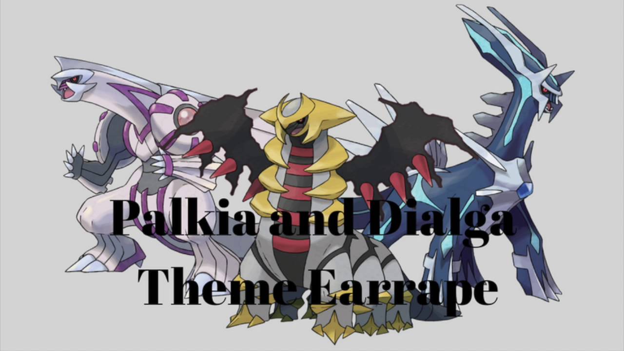 Palkia and Dialga Theme Earrape - YouTube