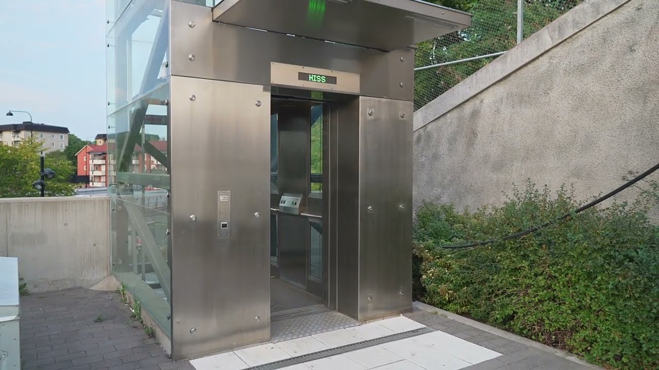 Sweden, Stockholm, Solna Tram Station, SMW elevator - going up - YouTube