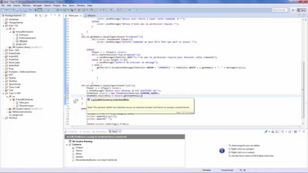 Développement de Plugin Spigot ! EP7 - Kit - YouTube