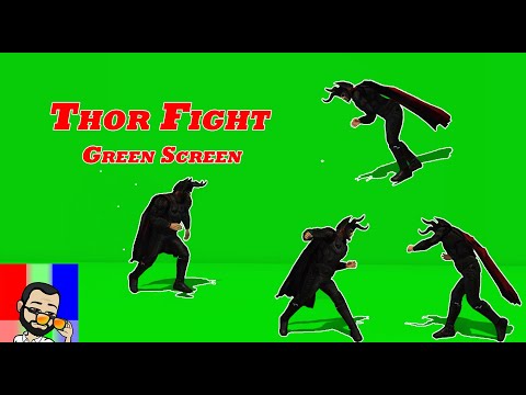 Thor vs YOU best fight Green Screen