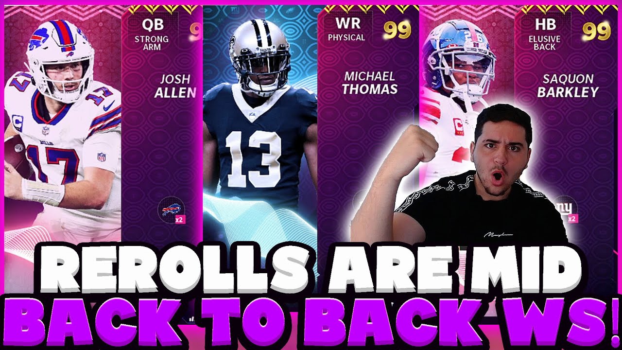 PACKS AND REROLLS! BACK TO BACK FIRE PULLS! NFL DRAFT PAST IS LIVE! MADDEN 22 ULTIMATE TEAM ...
