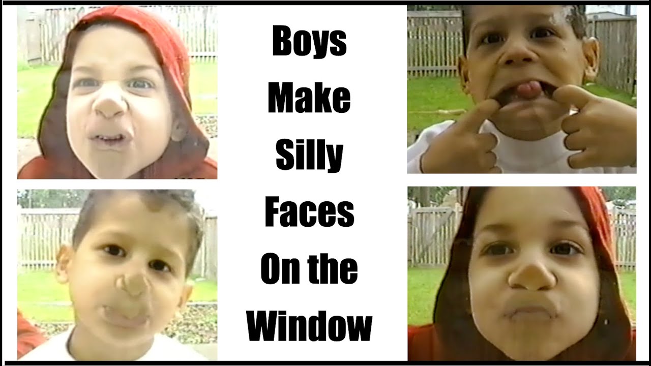 Funny Faces on Window - YouTube