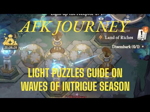AFK Journey Light Puzzles on Waves Of Intrigue Season - YouTube