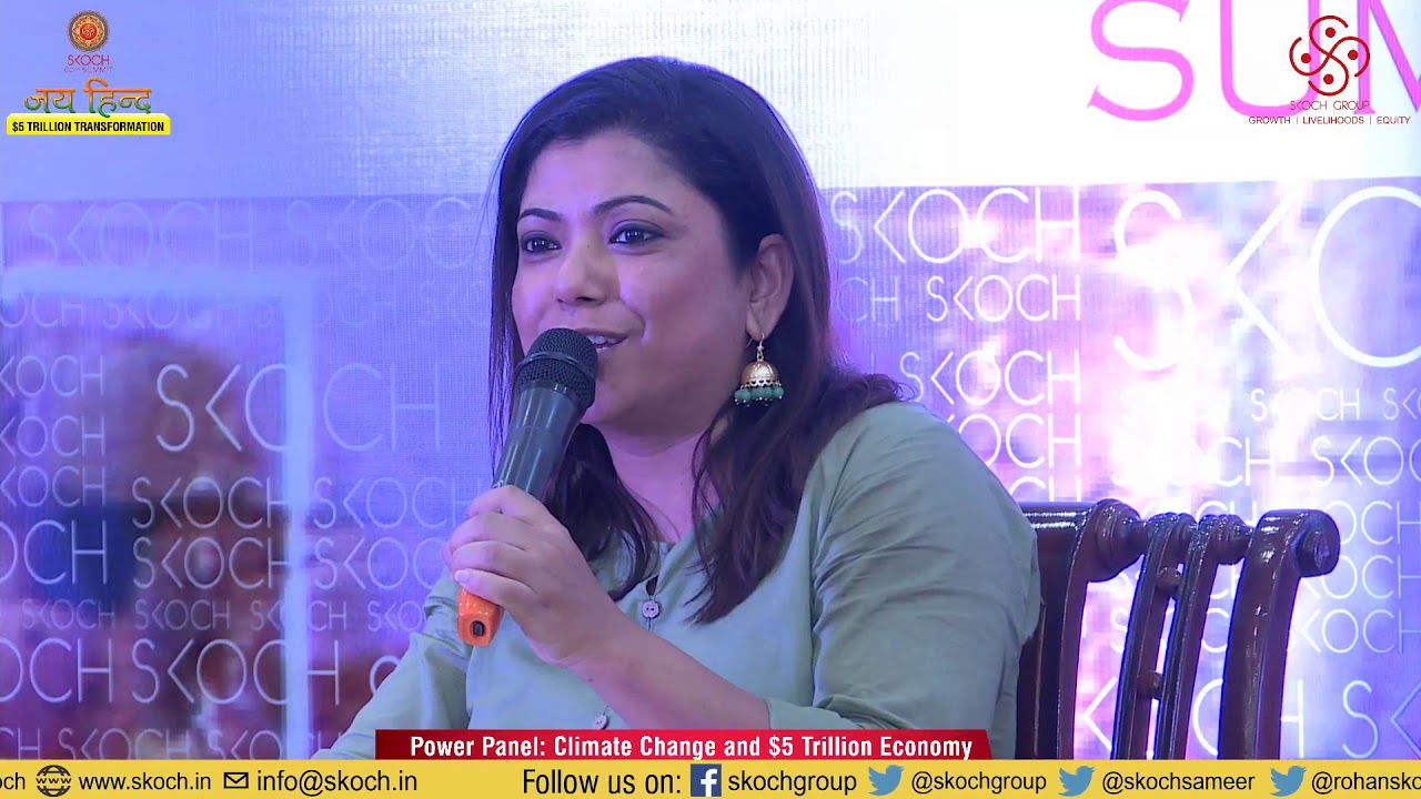 Smita Sharma at 60th SKOCH Summit: $5 Trillion Transformation: Climate ...