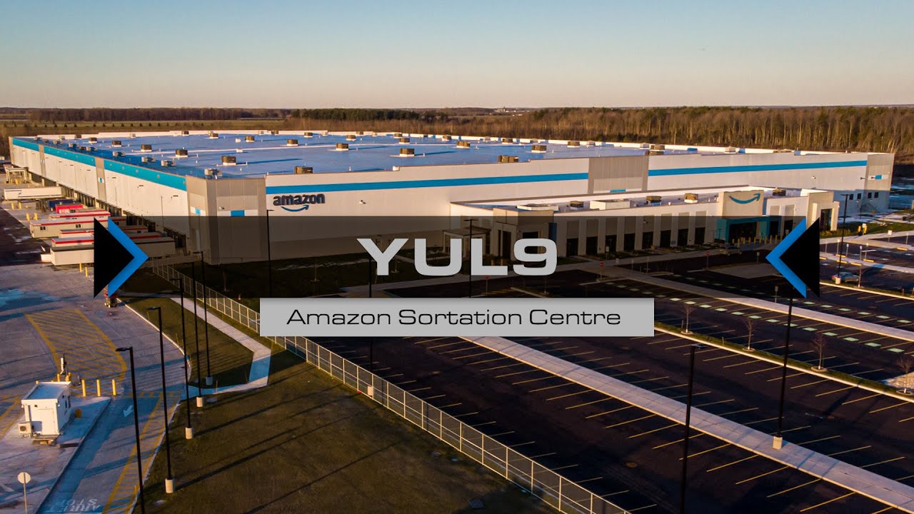 Precast Concrete Installation for Amazon Warehouse - YouTube