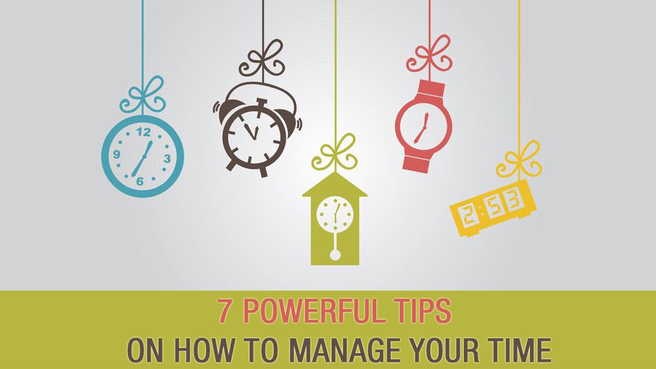 How to Manage Your Time - YouTube