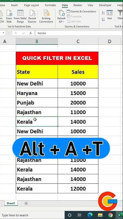 Quickly Filter Data in Excel | Advanced Excel Tricks | Excel Filter Function | #shorts - YouTube