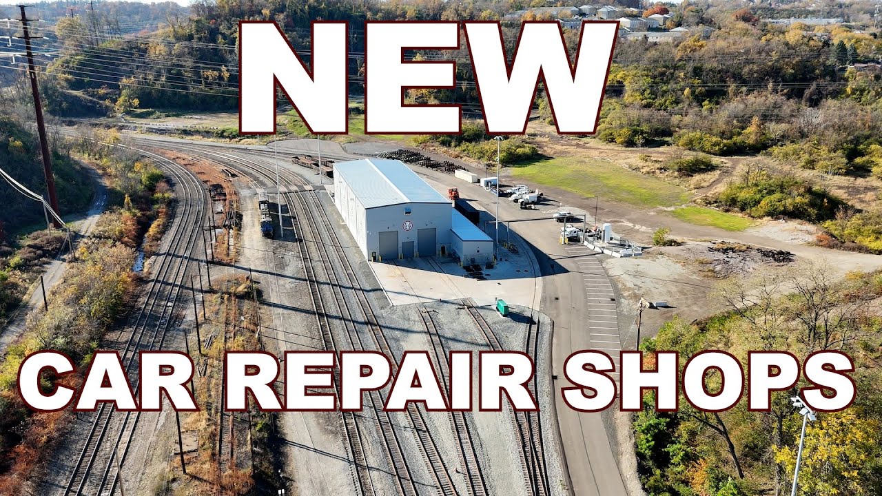 Railroad Freight Car Repair Building (You can model one!) - YouTube