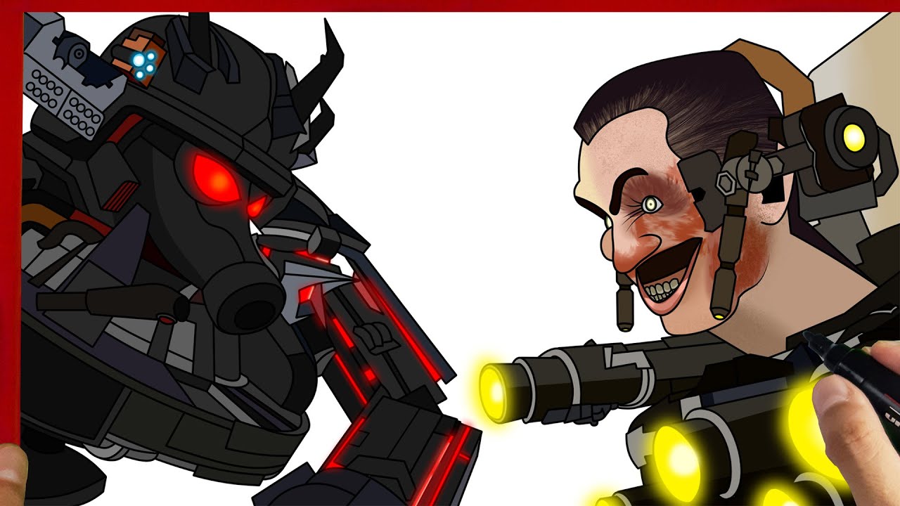 How to Draw New ASTRO Skibidi vs G-MAN | skibidi toilet 72 (part 2 ...